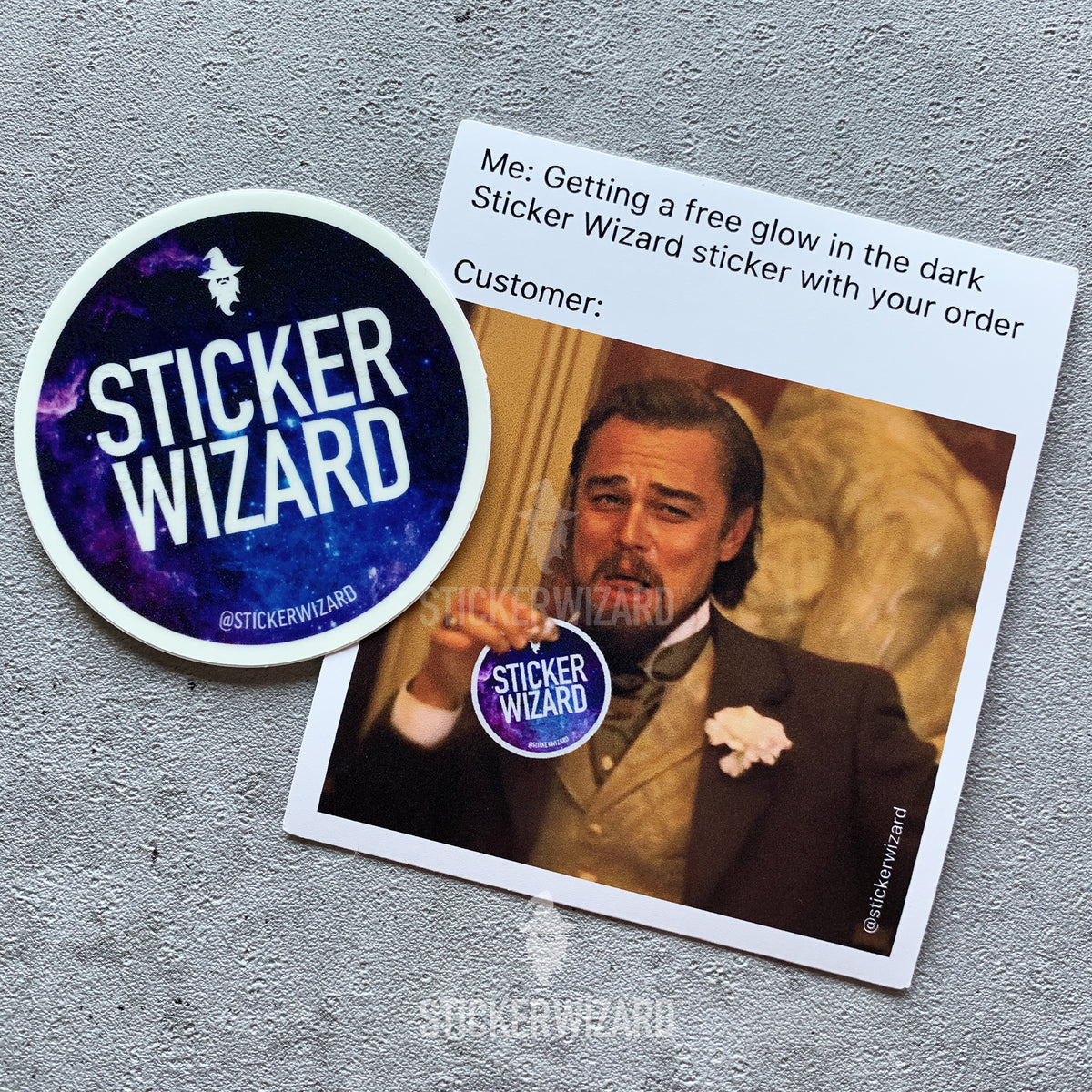 Sticker Wizard / Django Meme Sticker Set