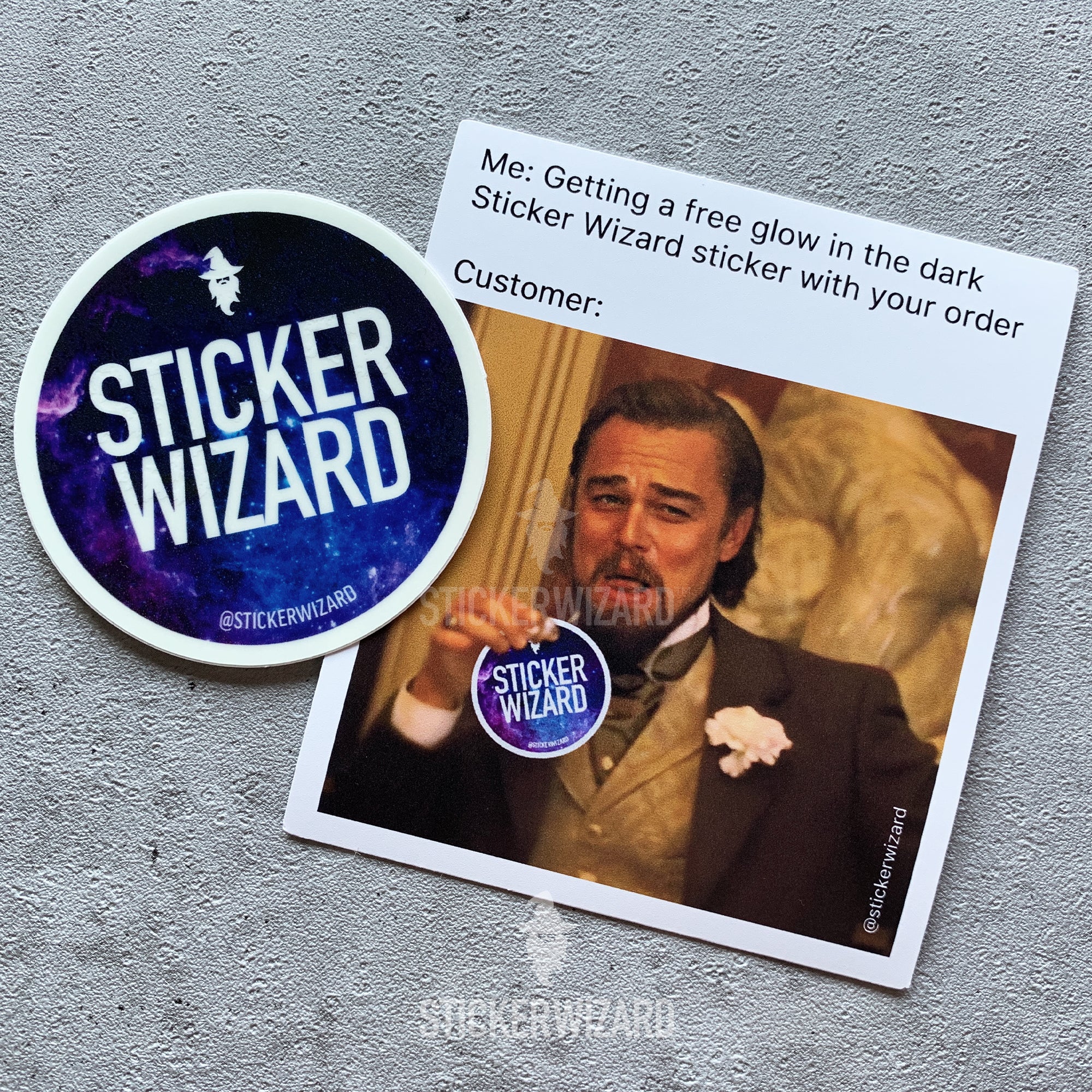 Sticker Wizard / Django Meme Sticker Set