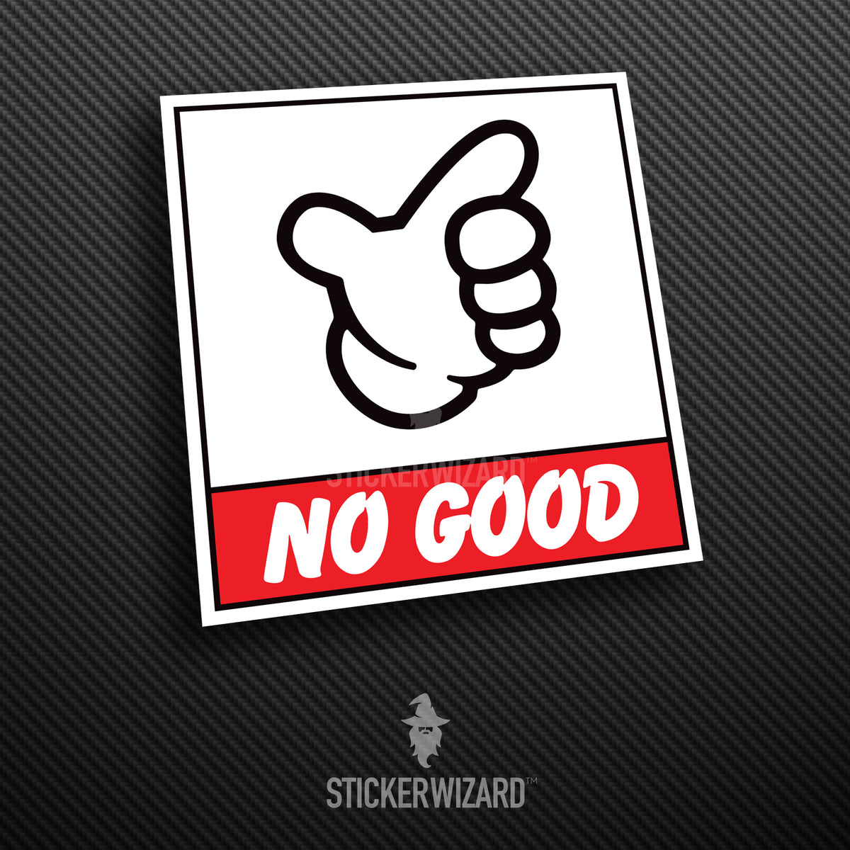 NO GOOD RACING!! Bye Bye Police sticker – Sticker Wizard